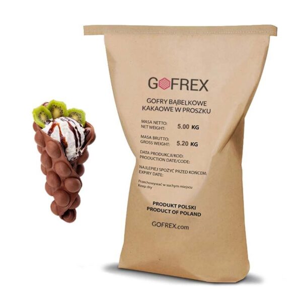 Bubble Waffle Chocolate Cake | Bubble Waffles 50kg.