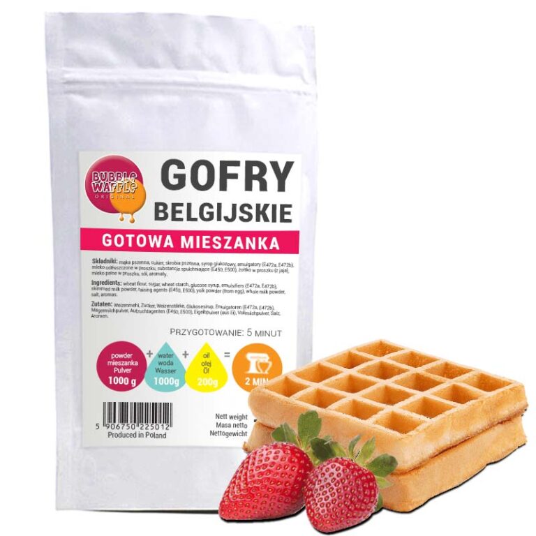 Gotowe Ciasto Na Gofry Biszkoptowe Classic | 1kg | GOFREX.com