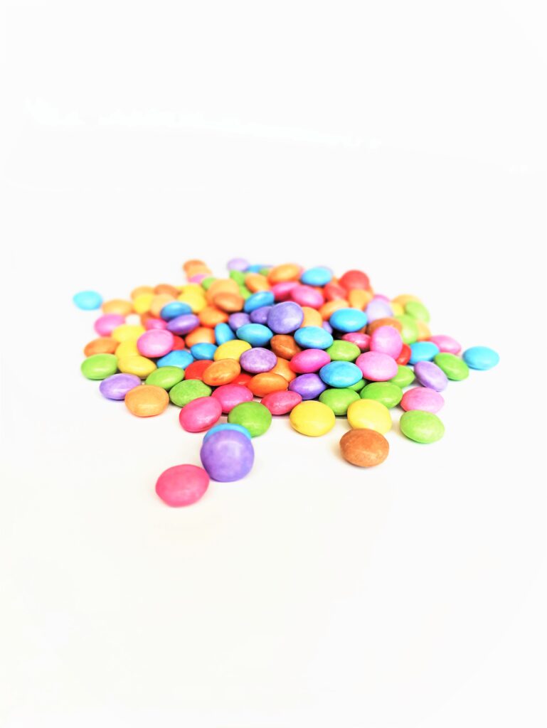 Smarties Mini MIX-IN 62g Sprinkles for waffle desserts Lenti