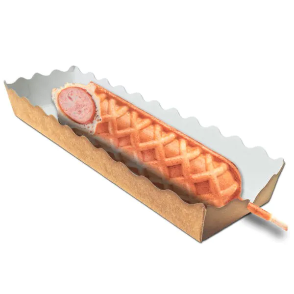 Trays for Corn Dogs / Waffles on a Stick | ECO 200pcs. | GOFREX.com